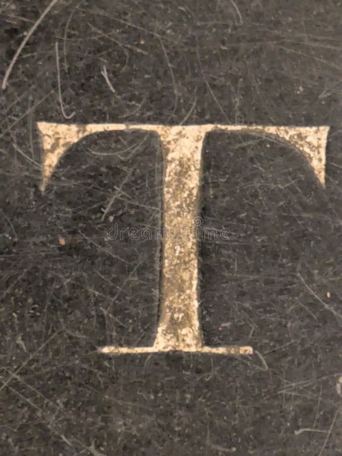 Written Wording Distressed State Typography Found Ransom Letter T Stock ...