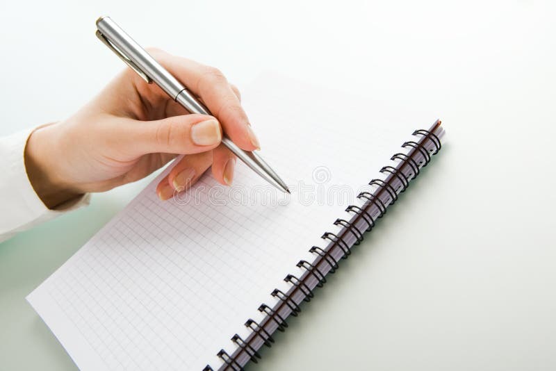 Written work stock image. Image of plan, paper, commerce - 11730629
