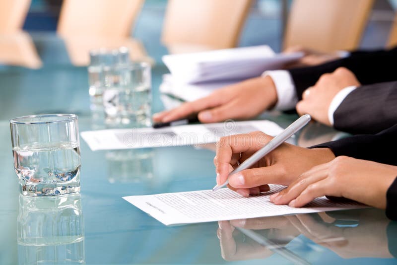 Written work stock image. Image of plan, paper, commerce - 11730629