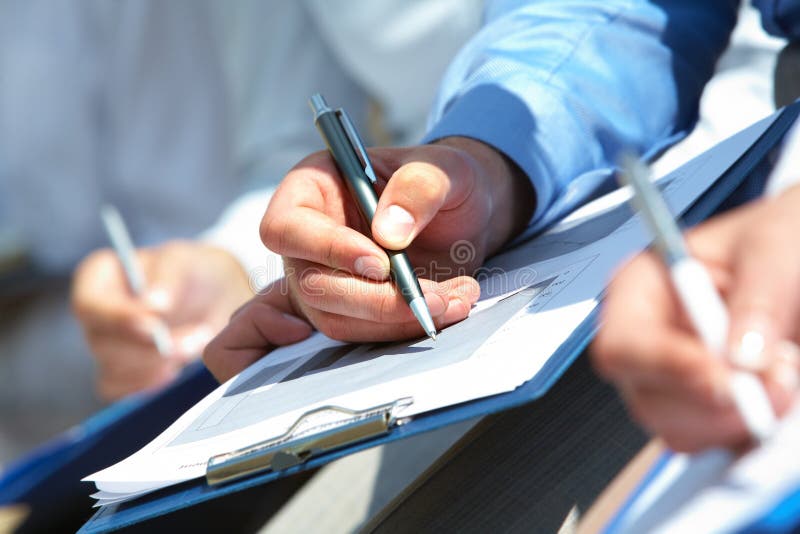 Written work stock image. Image of occupation, handwriting - 14945135