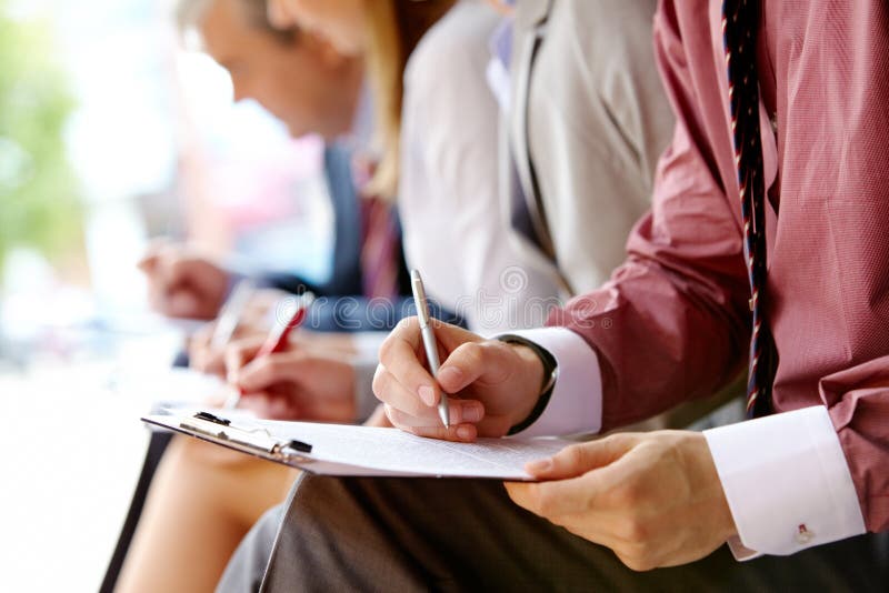 Written work stock photo. Image of employment, pointing - 18591536