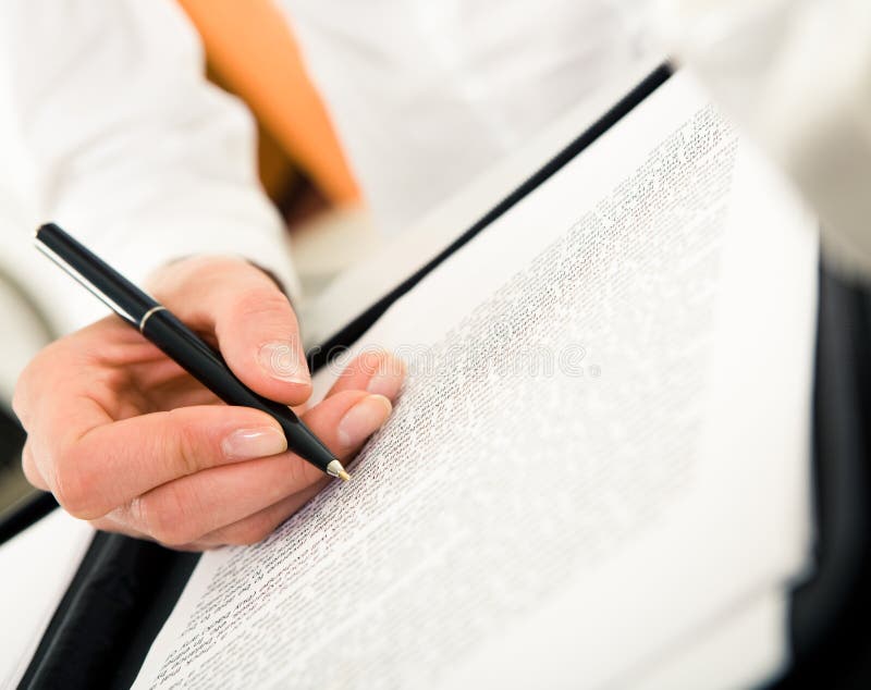 Written work stock image. Image of plan, paper, commerce - 11730629