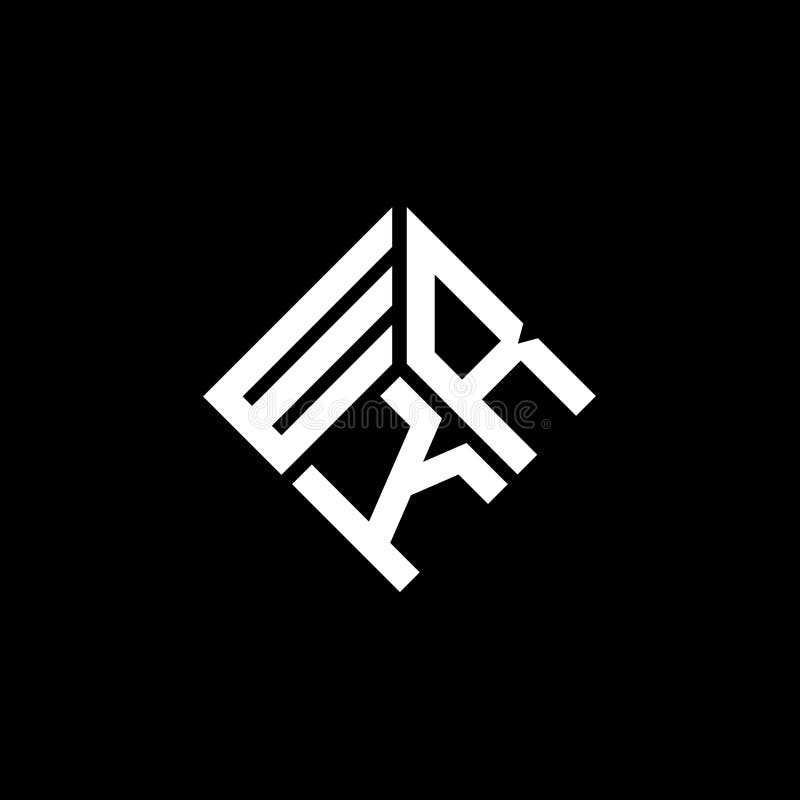 WRK Letter Logo Design on WHITE Background. WRK Creative Initials ...