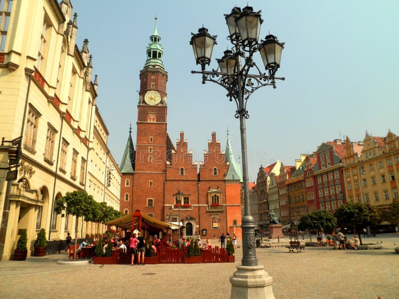 Wroclaw Old Town stock photo. Image of wroclaw, historic - 38259090