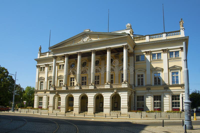 Opera in Wroclaw, Poland stock photo. Image of construction - 27510666