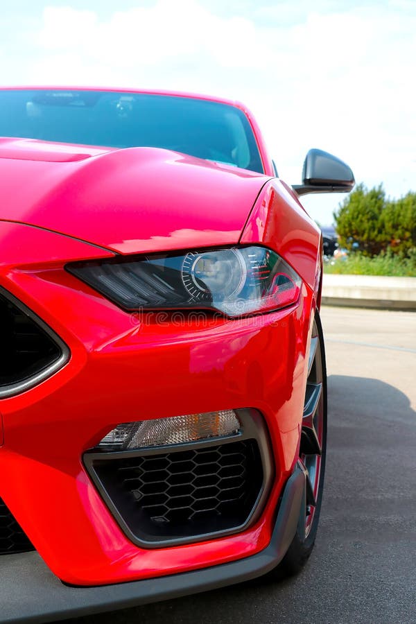 177 Classic Mustang Front View Red Stock Photos - Free & Royalty-Free ...