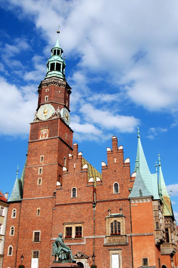 Wroclaw, Poland: Ratusz (Town Hall) Royalty Free Stock Photos - Image ...
