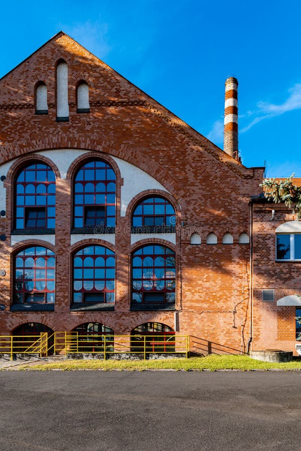 Facade of Old Pumping Station Building Editorial Stock Image - Image of ...