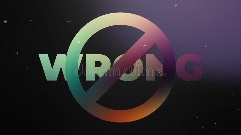 Wrong Animation 4k Resolution V2 Stock Footage - Video of flat, grunge ...