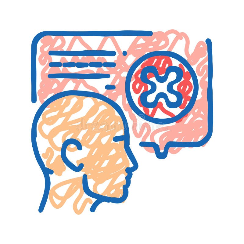 Wrong Answer Icon Doodle Illustration Stock Illustration - Illustration ...