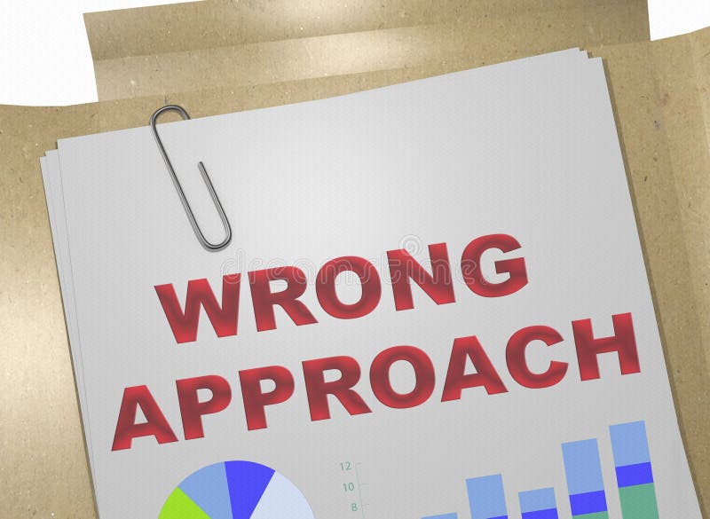 WRONG ATTITUDE concept stock illustration. Illustration of child ...