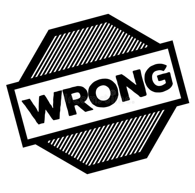 Incorrect Black Stamp Stock Illustrations – 123 Incorrect Black Stamp ...