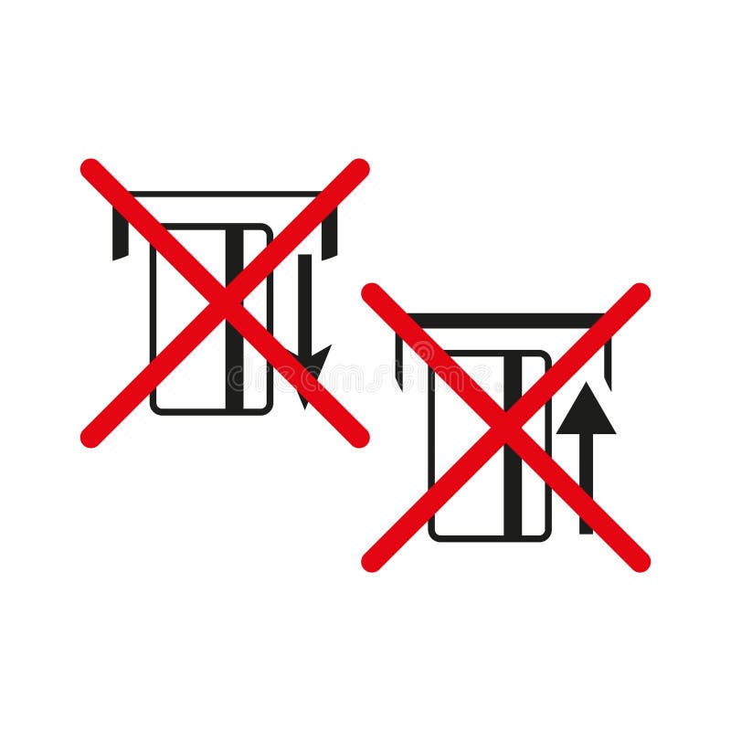 Wrong Insertion Icon. Red Cross Sign. Payment Slot Caution. Vector ...