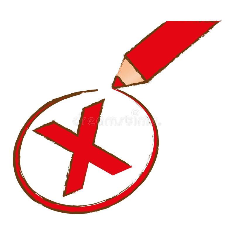 Wrong mark icon stock illustration. Illustration of exit - 83973444