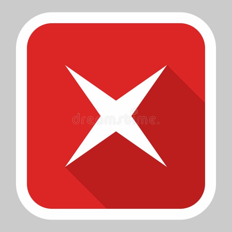 Wrong Marks, Cross Marks, Rejected, Disapproved, No, False, Not Ok ...