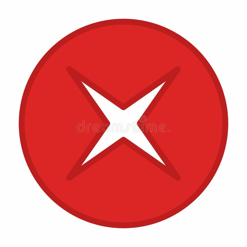 Wrong Marks, Cross Marks, Rejected, Disapproved, No, False, Not Ok ...