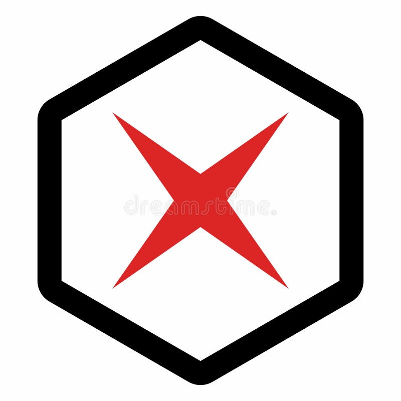 Wrong Marks, Cross Marks, Rejected, Disapproved, No, False, Not Ok ...