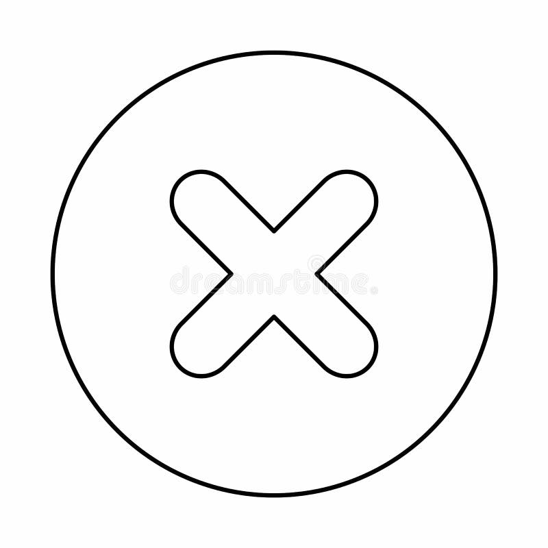 Wrong Marks, Cross Marks, Rejected, Disapproved, No, False, Not Ok ...