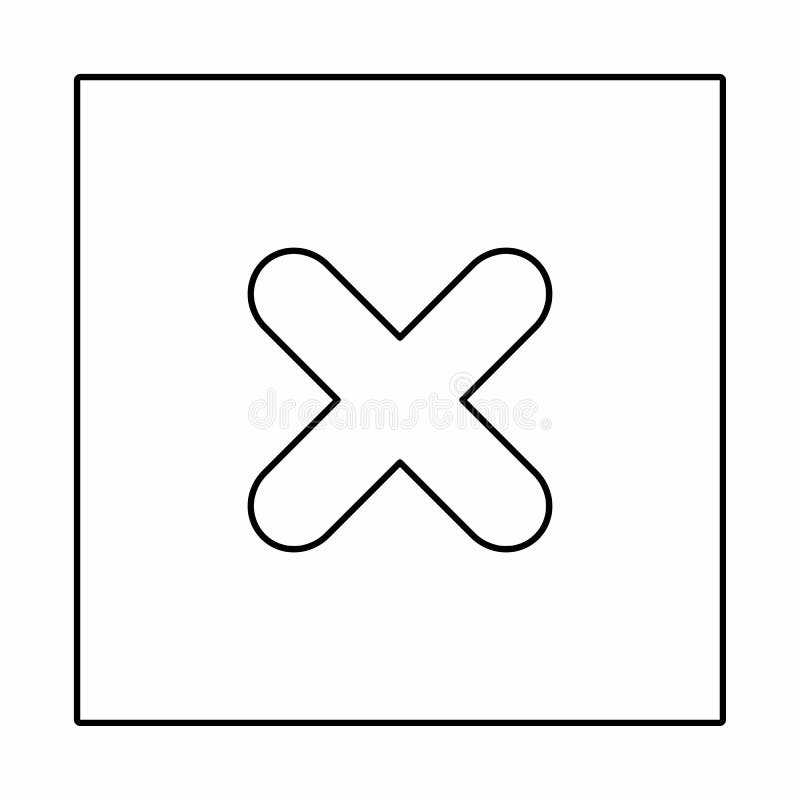 Wrong Marks, Cross Marks, Rejected, Disapproved, No, False, Not Ok ...