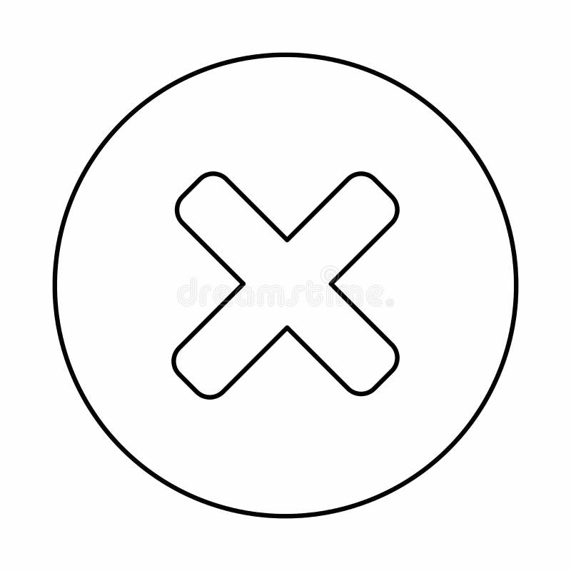 Wrong Marks, Cross Marks, Rejected, Disapproved, No, False, Not Ok ...