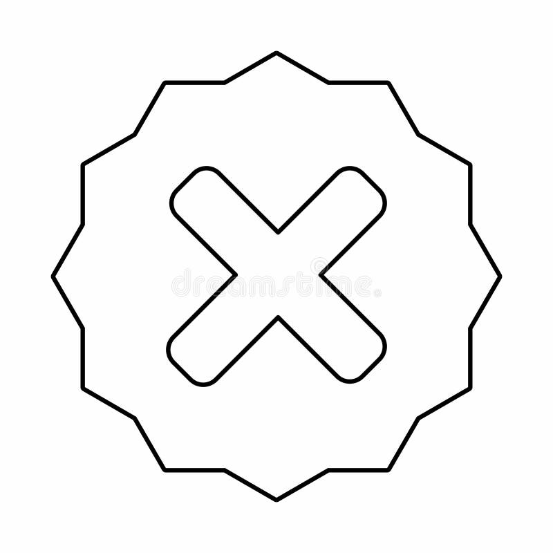 Wrong Marks, Cross Marks, Rejected, Disapproved, No, False, Not Ok ...