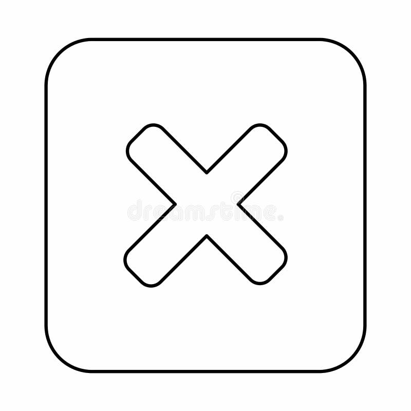 Wrong Marks, Cross Marks, Rejected, Disapproved, No, False, Not Ok ...