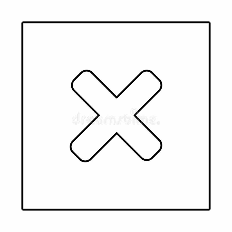 Wrong Marks, Cross Marks, Rejected, Disapproved, No, False, Not Ok ...