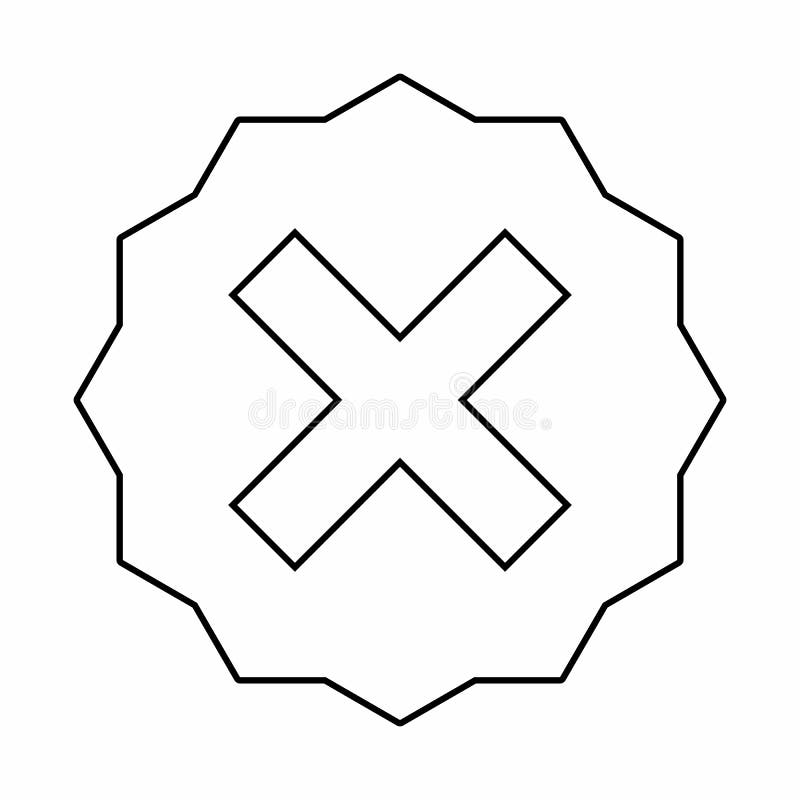 Wrong Marks, Cross Marks, Rejected, Disapproved, No, False, Not Ok ...