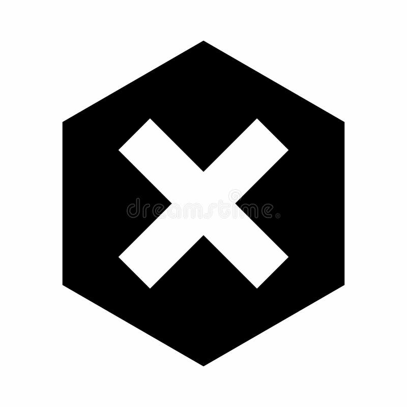 Wrong Marks, Cross Marks, Rejected, Disapproved, No, False, Not Ok ...