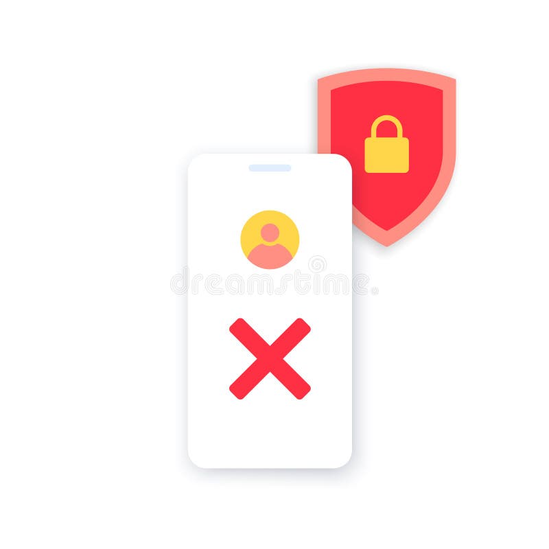 Wrong password concept stock vector. Illustration of lock - 251824999
