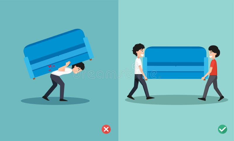 Wrong and Right Carrying Position.,Improper Versus Against Proper ...