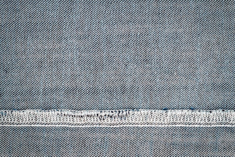 Wrong side of jeans fabric stock image. Image of garment - 92592671