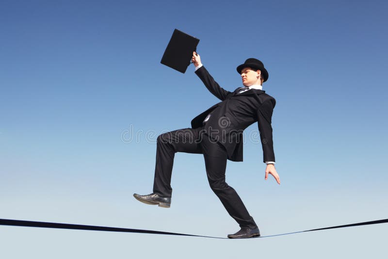 Wrong step stock image. Image of employer, falling, blue - 16274023