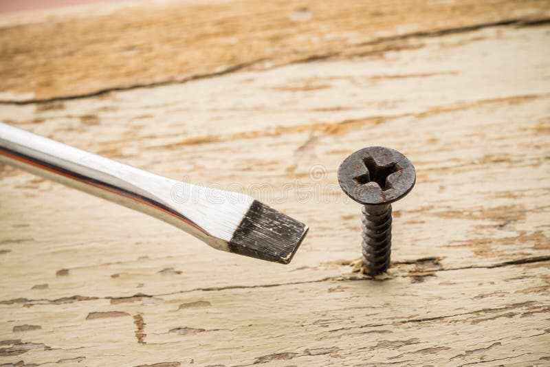 Wrong Tool for this Job. and Screwdriver on Old Wooden Background Stock ... Wrong Tool for this Job. and Screwdriver on Old Wooden Background Stock ...