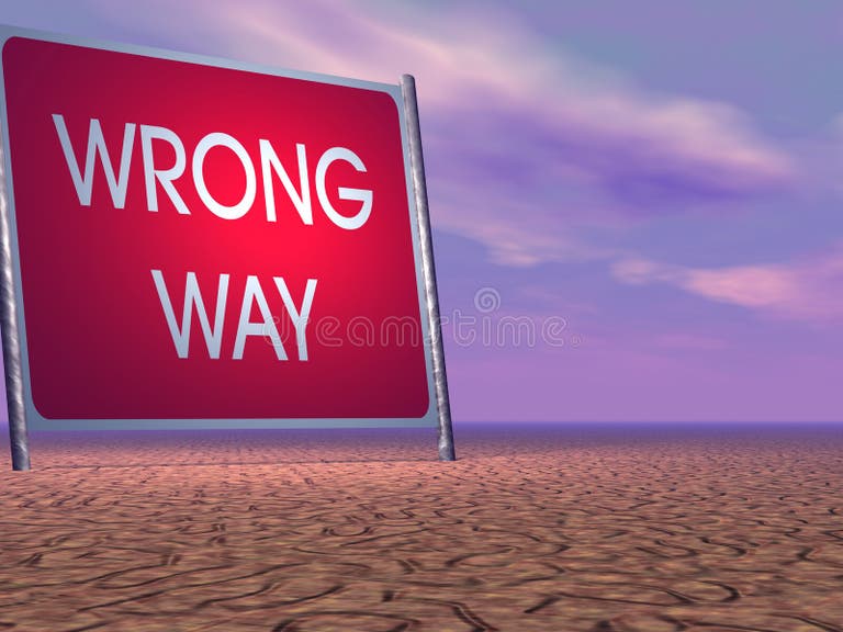 Wrong Way Sign Stock Illustrations – 2,424 Wrong Way Sign Stock ...