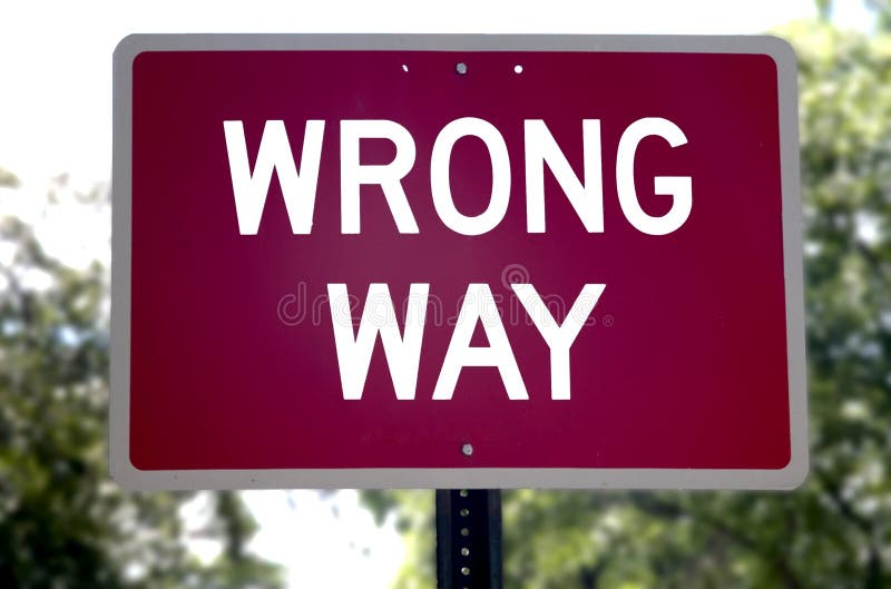 708 Wrong Way Traffic Sign Stock Photos - Free & Royalty-Free Stock ...