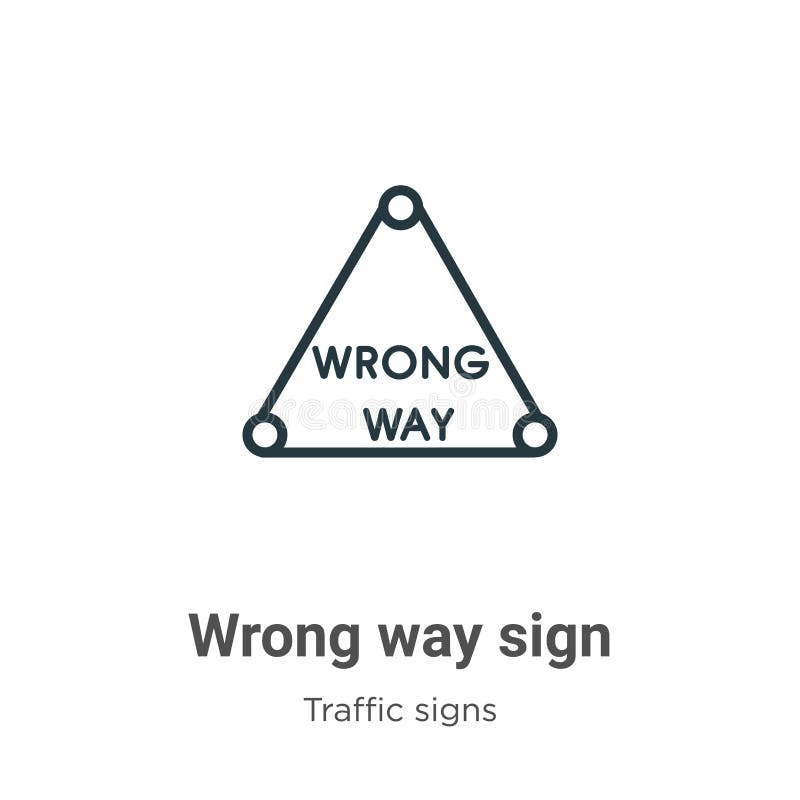 Wrong Way Transparent Stock Illustrations – 36 Wrong Way Transparent ...