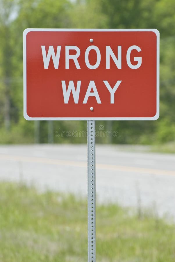 708 Wrong Way Traffic Sign Stock Photos - Free & Royalty-Free Stock ...