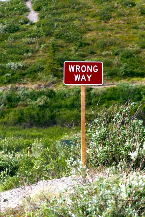 Wrong way stock photo. Image of rectangle, entrance, symbol - 32183524