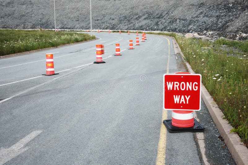 Wrong Way Traffic Sign - Isolated on Black Stock Photo - Image of metal ... Wrong Way Traffic Sign - Isolated on Black Stock Photo - Image of metal ...