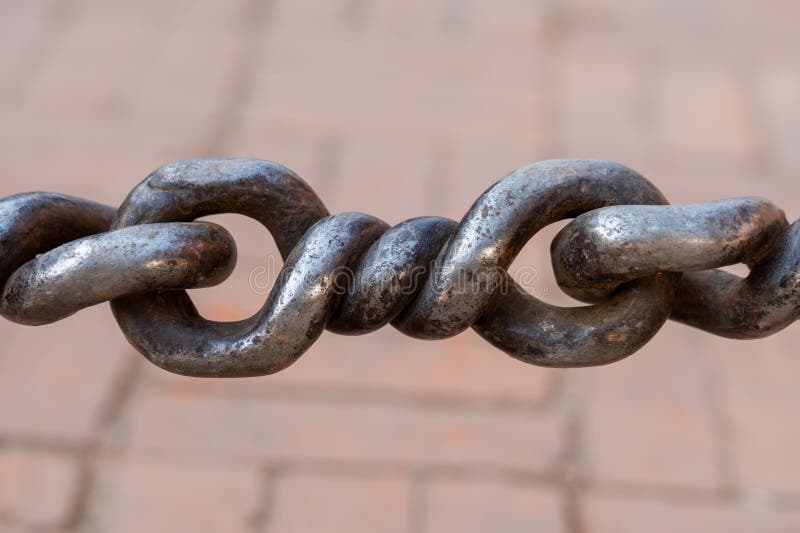 Wrought Iron Chain Link stock image. Image of iron, background - 311390837