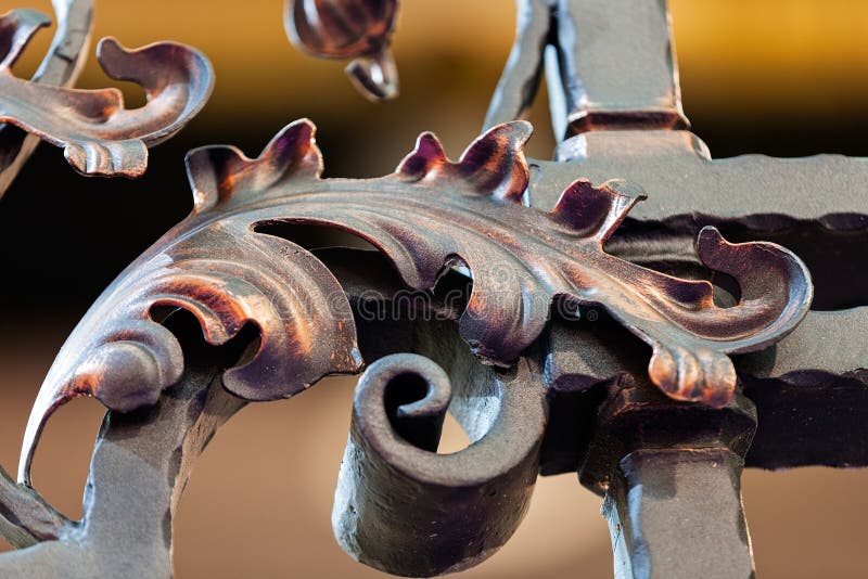 Wrought iron stock image. Image of elegance, forged, background - 53805707