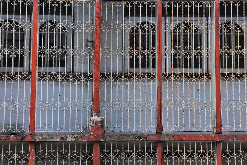 Wrought Iron Ready To Be Installed. Stock Image - Image of ornament ...