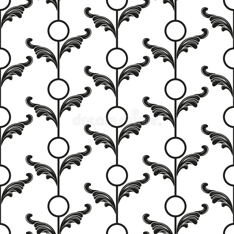 Wrought iron pattern stock vector. Illustration of interior - 46002855