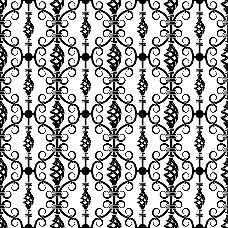 Iron Modern Pattern Wrought Stock Illustrations – 149 Iron Modern ...
