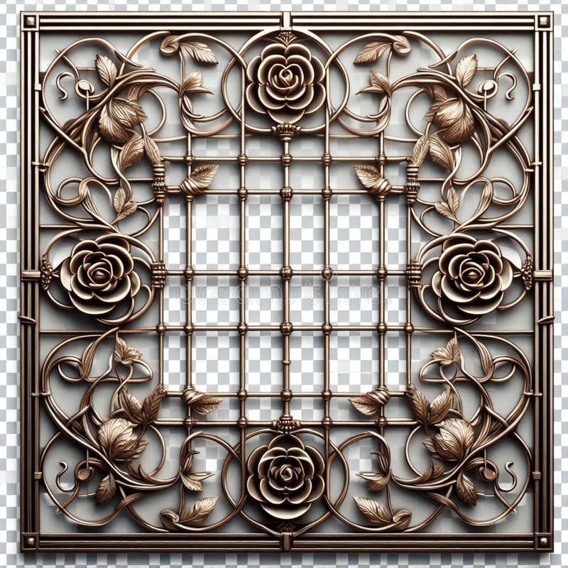 Ideas for a Beautiful and Secure Wrought Metal Window Grille in ...