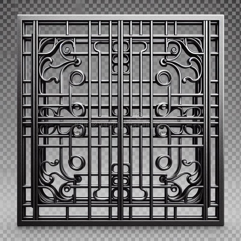Ideas for a Beautiful and Secure Wrought Metal Window Grille in ...