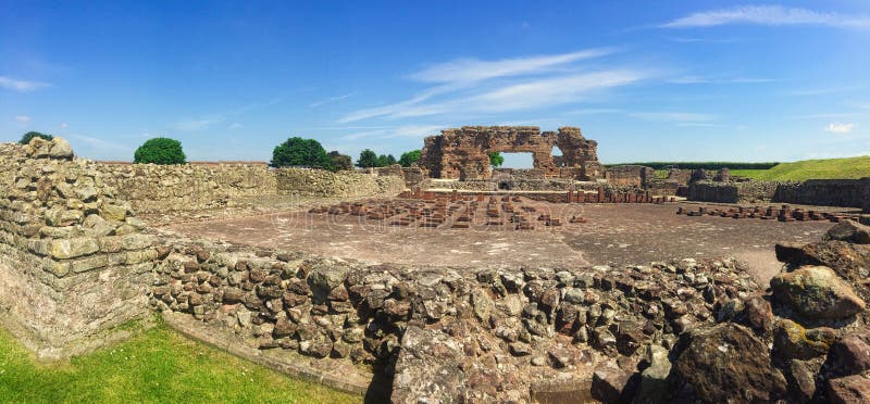 Wroxeter stock photo. Image of monument, archaeology - 19368256