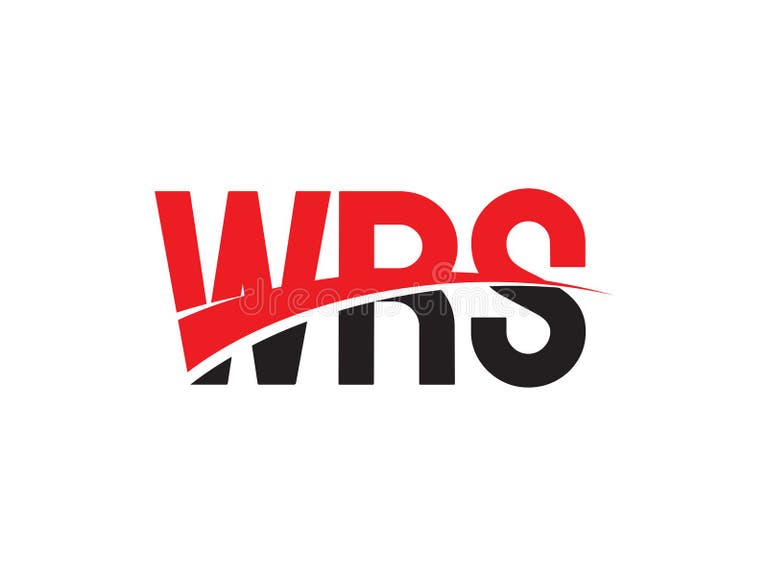 WRS Letter Initial Logo Design Vector Illustration Stock Vector ...