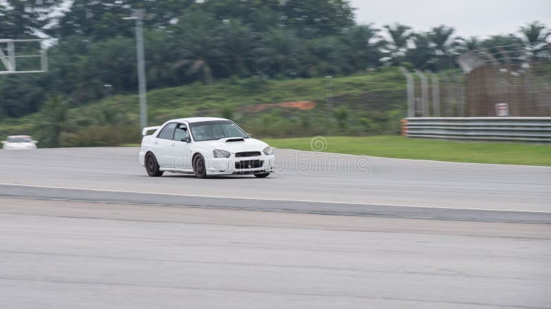 Wrx lapping sepang stock image. Image of parts, cockeye - 56605375